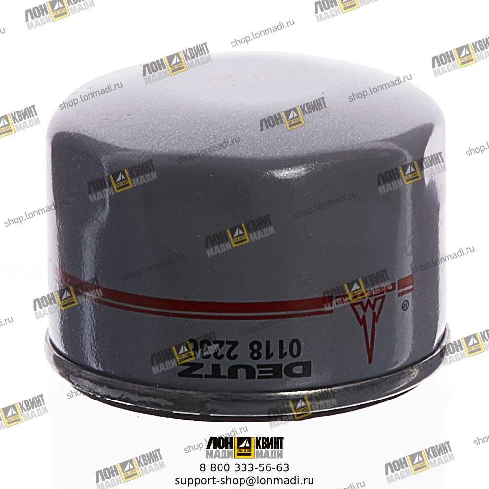 Купить Фильтр масляный (12850069) Part № 01182236 DEUTZ в интернет ...